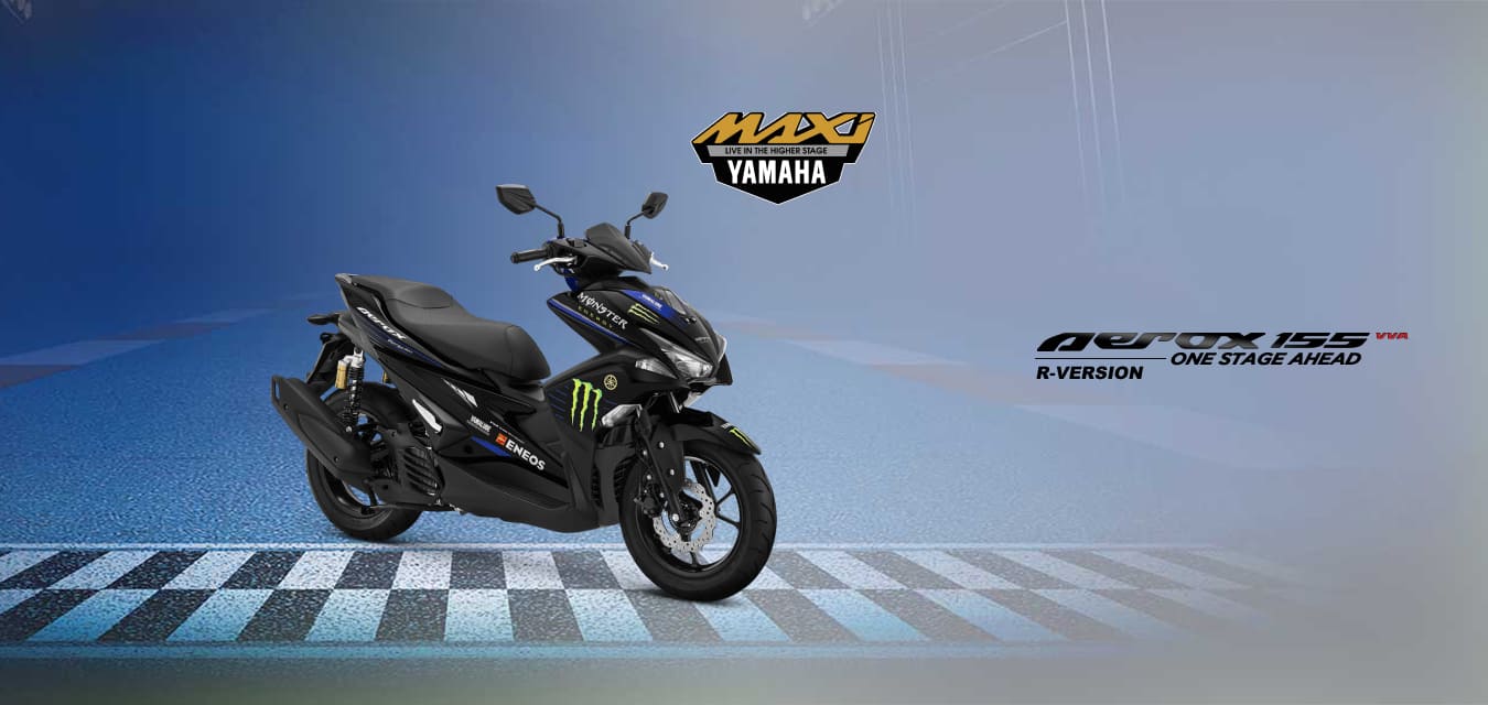 Yamaha Sumber Mas Motor - Aerox 155 VVA R Monster Energy Yamaha Motogp